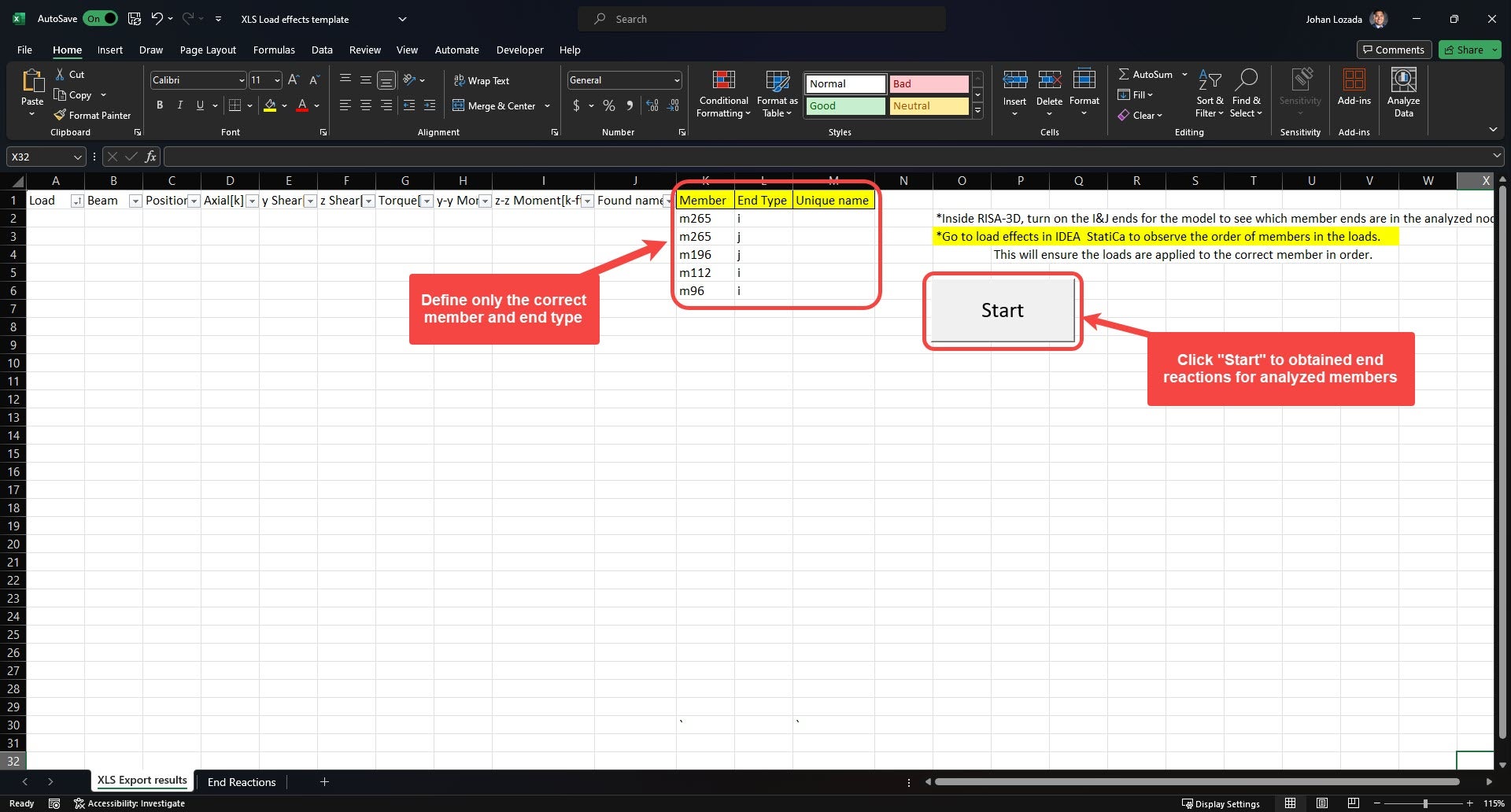 RISA-3D import into IDEA StatiCa | IDEA StatiCa